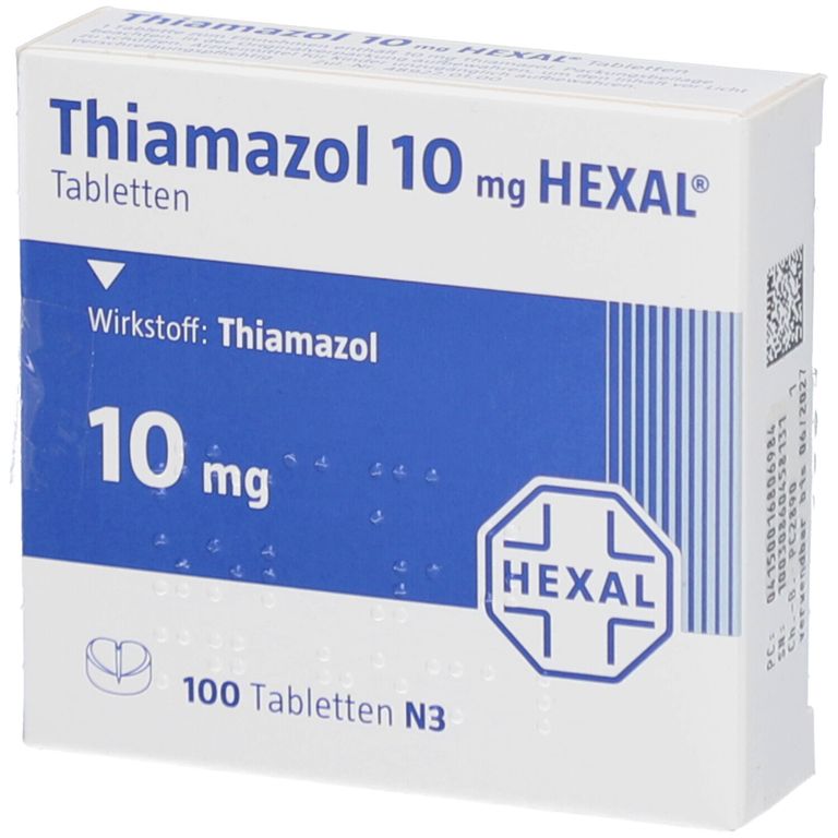 Thiamazol 10 mg HEXAL® 100 St mit dem E-Rezept kaufen - Shop Apotheke