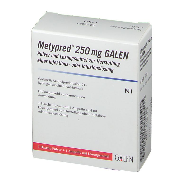 Metypred® 250 mg GALEN 1 St mit dem E-Rezept kaufen - Shop Apotheke