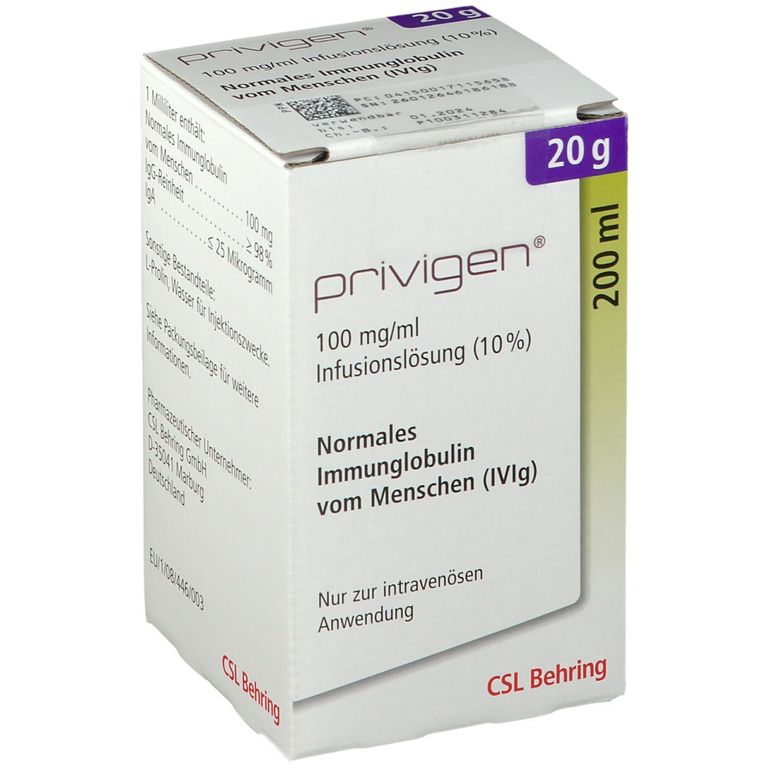 Privigen® 100 mg/ml 20 g 200 ml mit dem E-Rezept kaufen - Shop Apotheke
