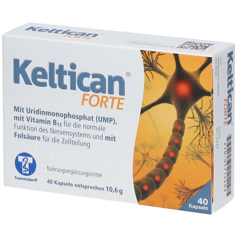 Keltican® forte Kapseln mit Uridinmonophosphat (UMP), Vitamin B12 und ...