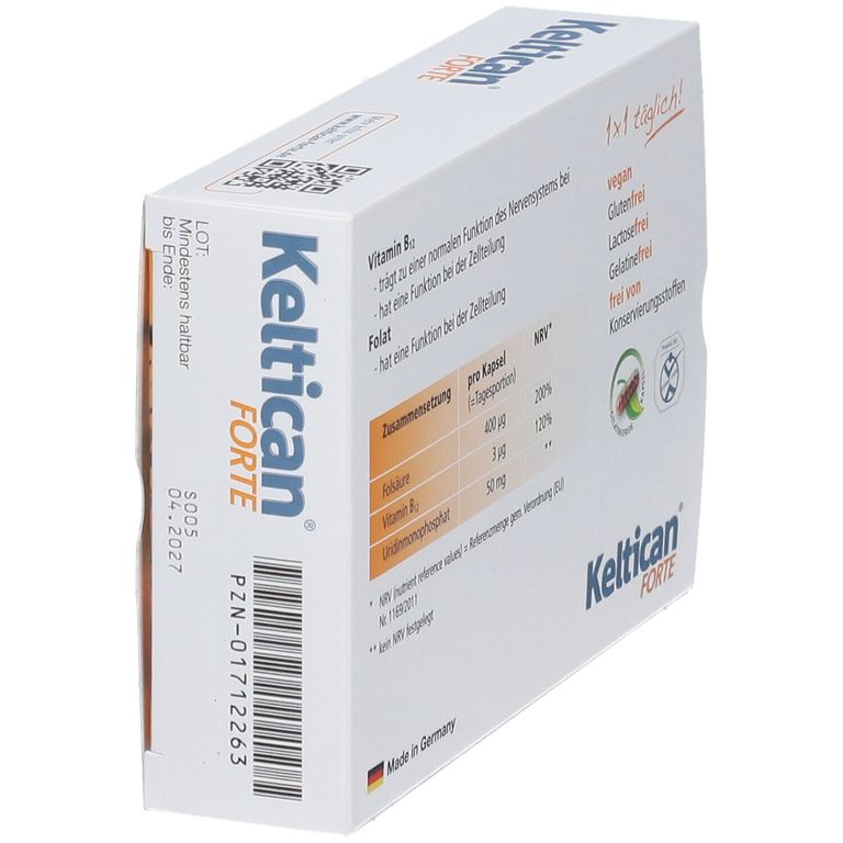 Keltican® forte Kapseln mit Uridinmonophosphat (UMP), Vitamin B12 und ...