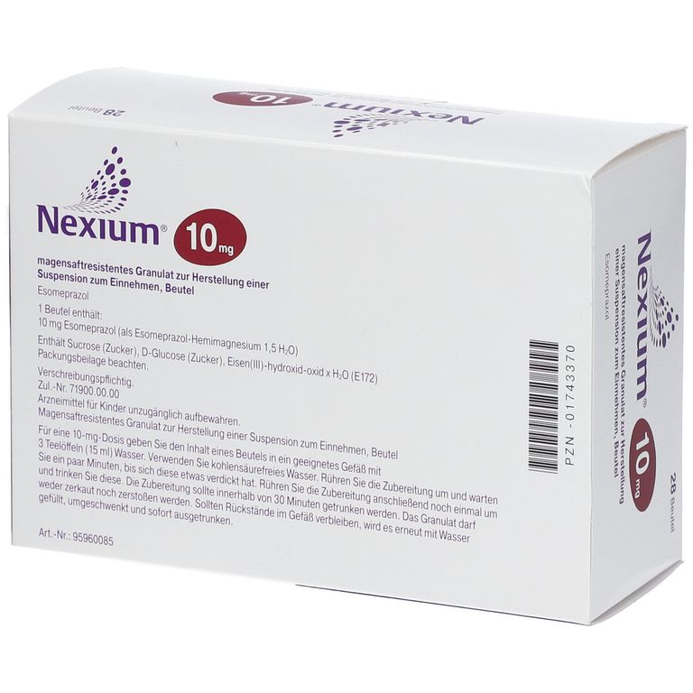Nexium® 10 mg 28 St mit dem E-Rezept kaufen - Shop Apotheke