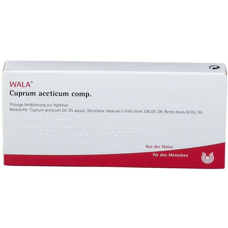 WALA® Cuprum Aceticum Comp. Amp. 10x1 ml - Shop Apotheke