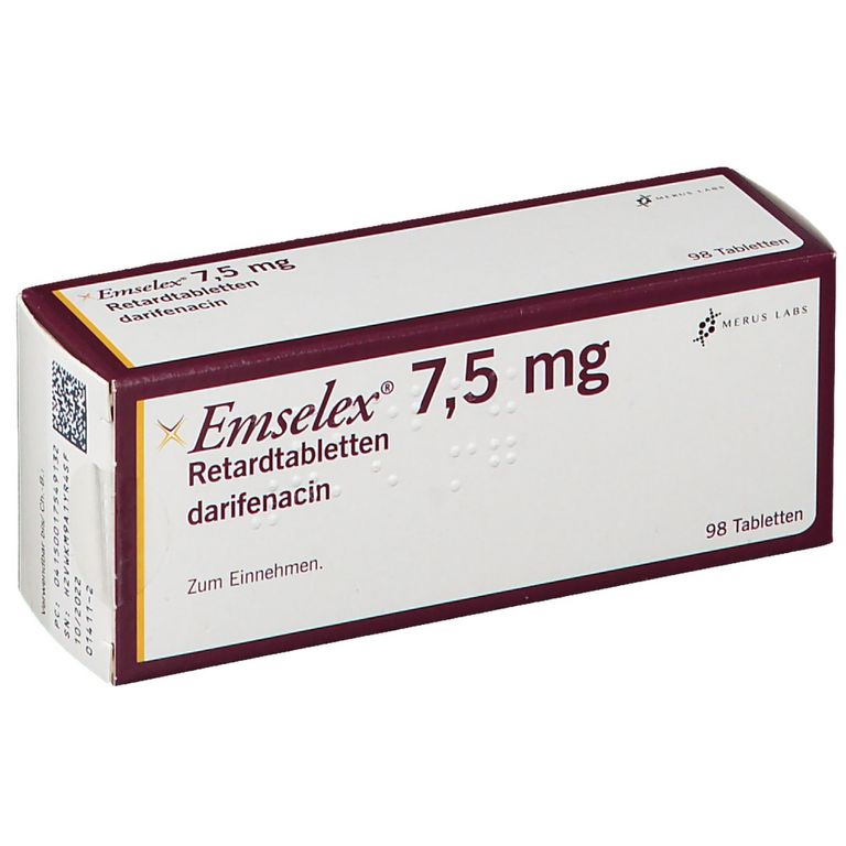 Emselex 7,5 mg Retardtabletten 98 St mit dem E-Rezept kaufen - Shop ...