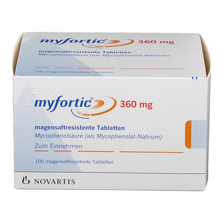 myfortic® 360 mg 100 St mit dem E-Rezept kaufen - Shop Apotheke