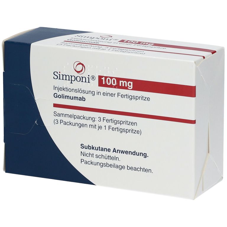 Simponi® 100 mg Injektionslösung 3x1 St mit dem E-Rezept kaufen - Shop ...