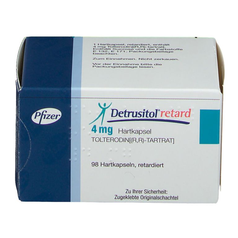 Detrusitol® retard 4 mg 98 St mit dem E-Rezept kaufen - Shop Apotheke