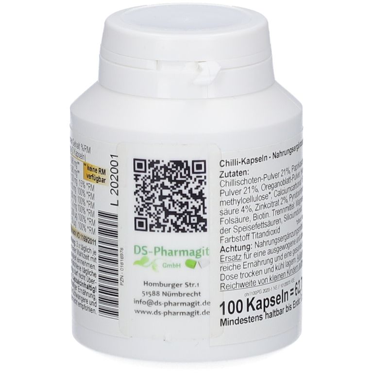 CHILLI Kapseln 100 St - Shop Apotheke