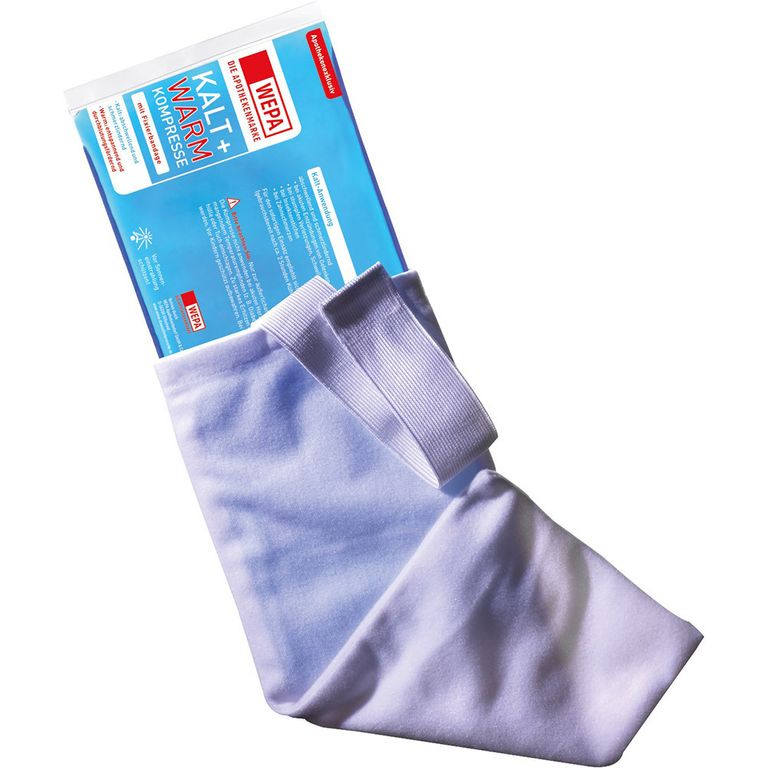 Kalt-Warm Kompresse 12 x 29cm mit Fixierband 1 St - Shop Apotheke