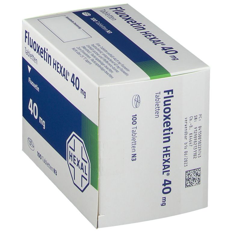 Fluoxetin HEXAL® 40 mg 100 St mit dem E-Rezept kaufen - Shop Apotheke