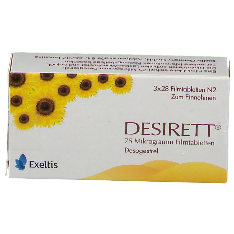 DESIRETT® 75 µg 3x28 St mit dem E-Rezept kaufen - Shop Apotheke