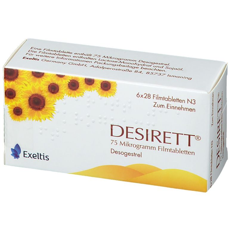 DESIRETT® 75 µg 6x28 St mit dem E-Rezept kaufen - Shop Apotheke
