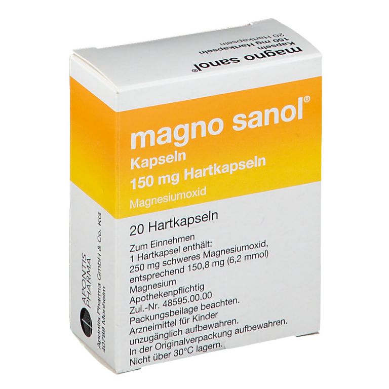 magno sanol® Kapseln 20 St - Shop Apotheke