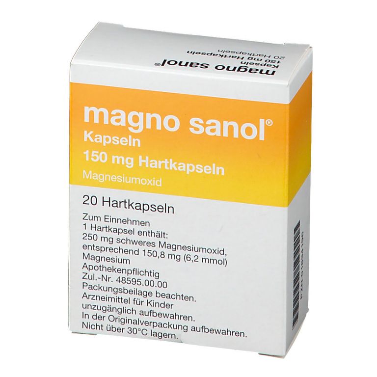 magno sanol® Kapseln 20 St - Shop Apotheke