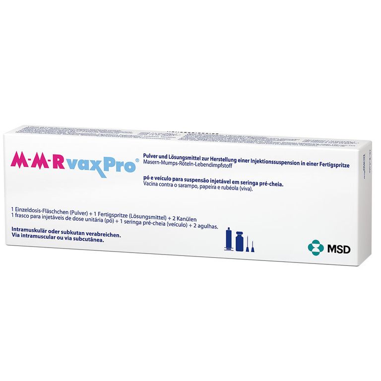 M-M-R vaxPRO® 0,5 ml mit dem E-Rezept kaufen - Shop Apotheke
