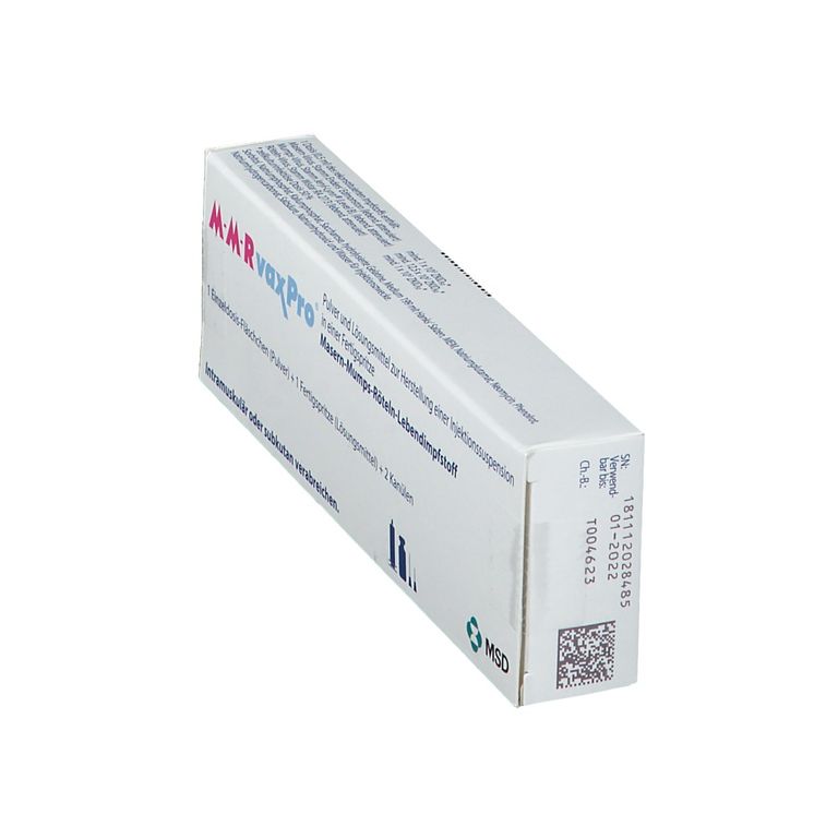M-M-R vaxPRO® 0,5 ml mit dem E-Rezept kaufen - Shop Apotheke