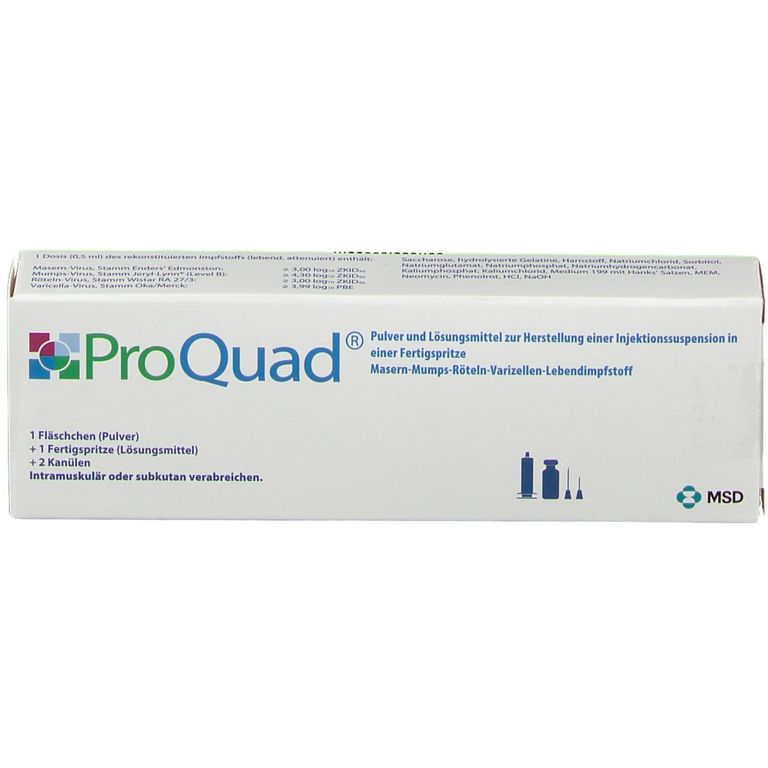 ProQuad® 0,5 ml mit dem E-Rezept kaufen - Shop Apotheke
