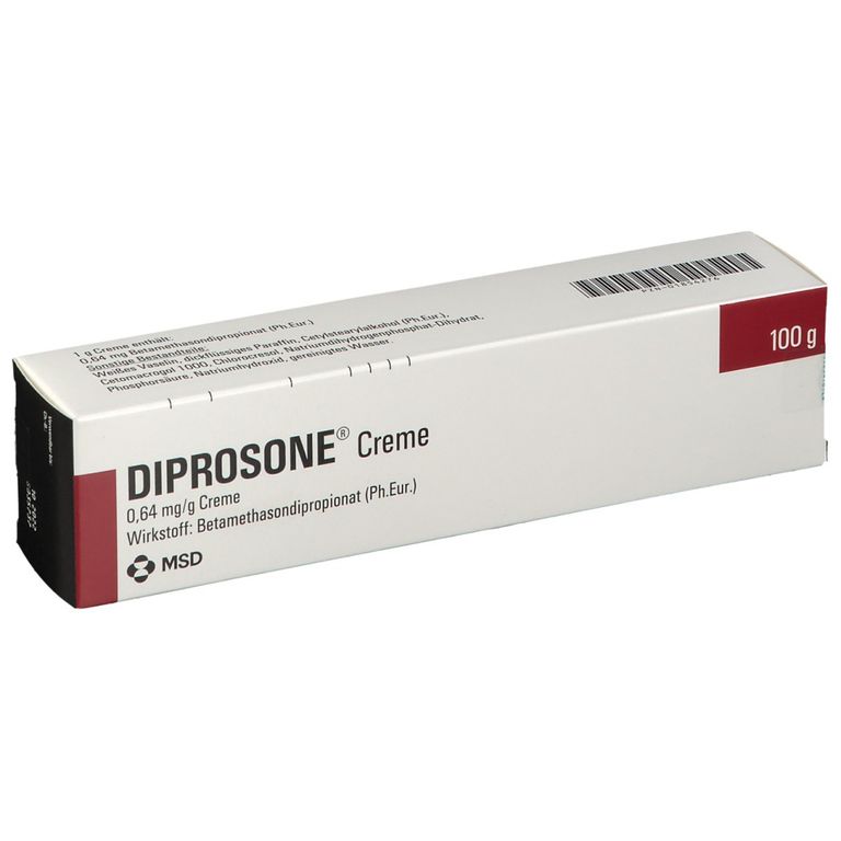 DIPROSONE® Creme 0,64 mg/g 100 g mit dem E-Rezept kaufen - Shop Apotheke