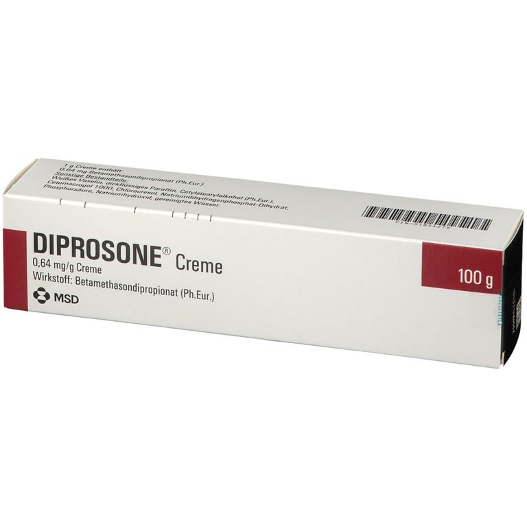 DIPROSONE® Creme 0,64 mg/g 100 g mit dem E-Rezept kaufen - Shop Apotheke