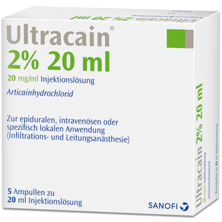 Ultracain® 2% 20 ml 5x20 ml mit dem E-Rezept kaufen - Shop Apotheke
