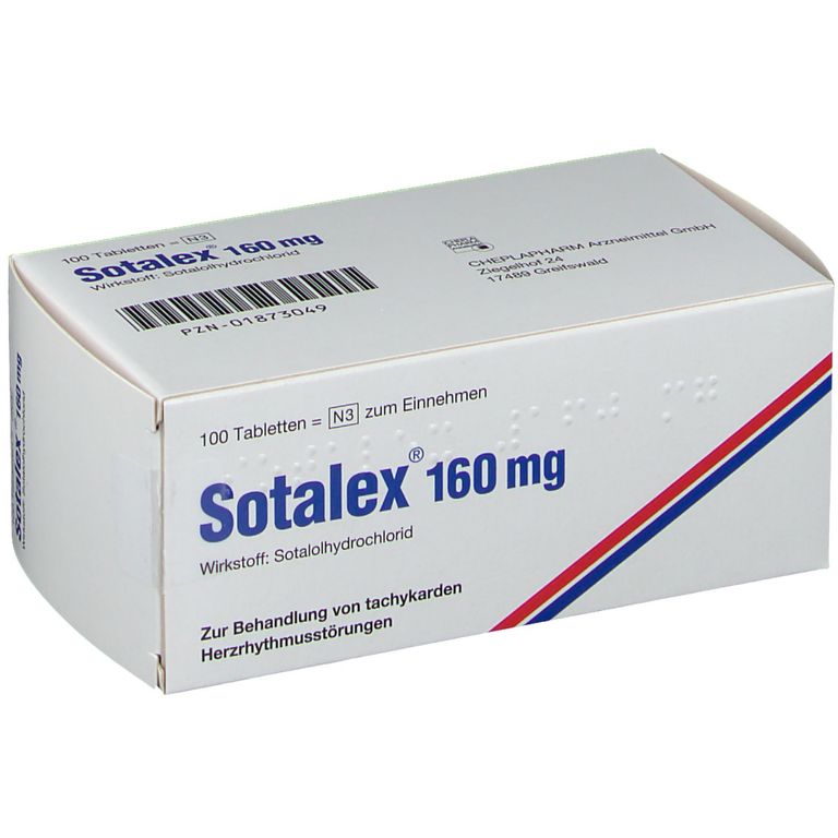 Sotalex® 160 mg 100 St mit dem E-Rezept kaufen - Shop Apotheke