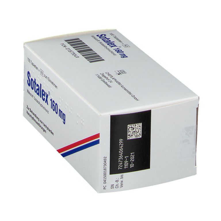 Sotalex® 160 mg 100 St mit dem E-Rezept kaufen - Shop Apotheke