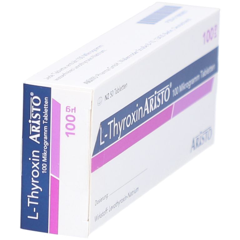 L-Thyroxin Aristo® 100 mg 50 St mit dem E-Rezept kaufen - Shop Apotheke
