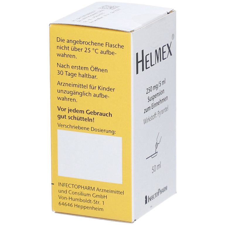 Helmex® 250 mg/5 ml 50 ml mit dem E-Rezept kaufen - Shop Apotheke