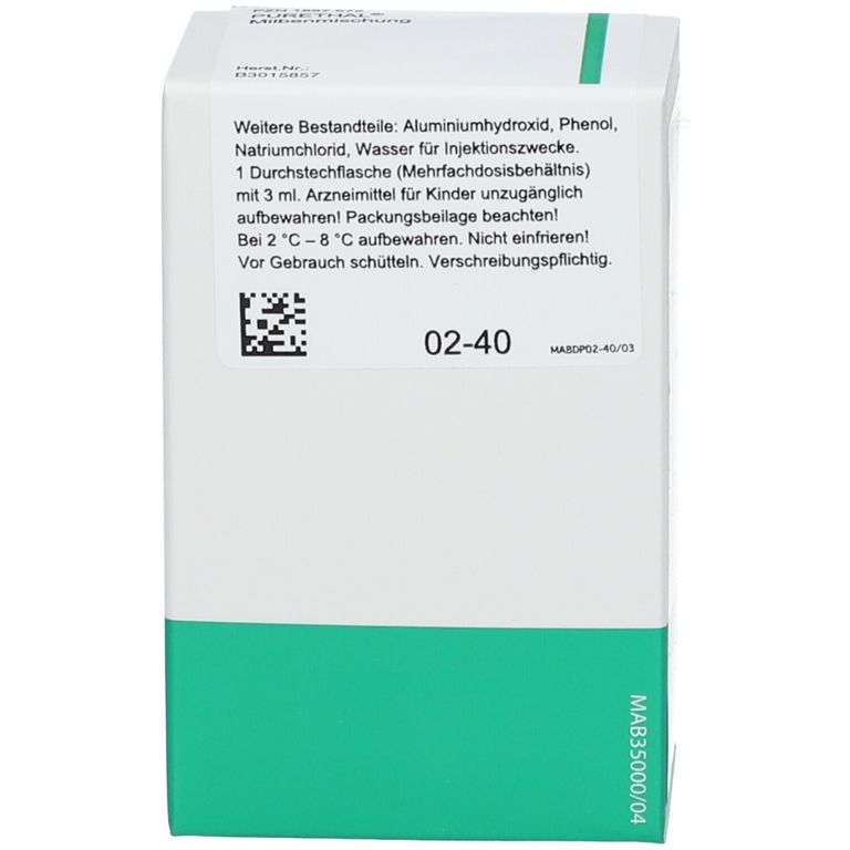 Purethal Milben Mischung 3 ml mit dem E-Rezept kaufen - Shop Apotheke
