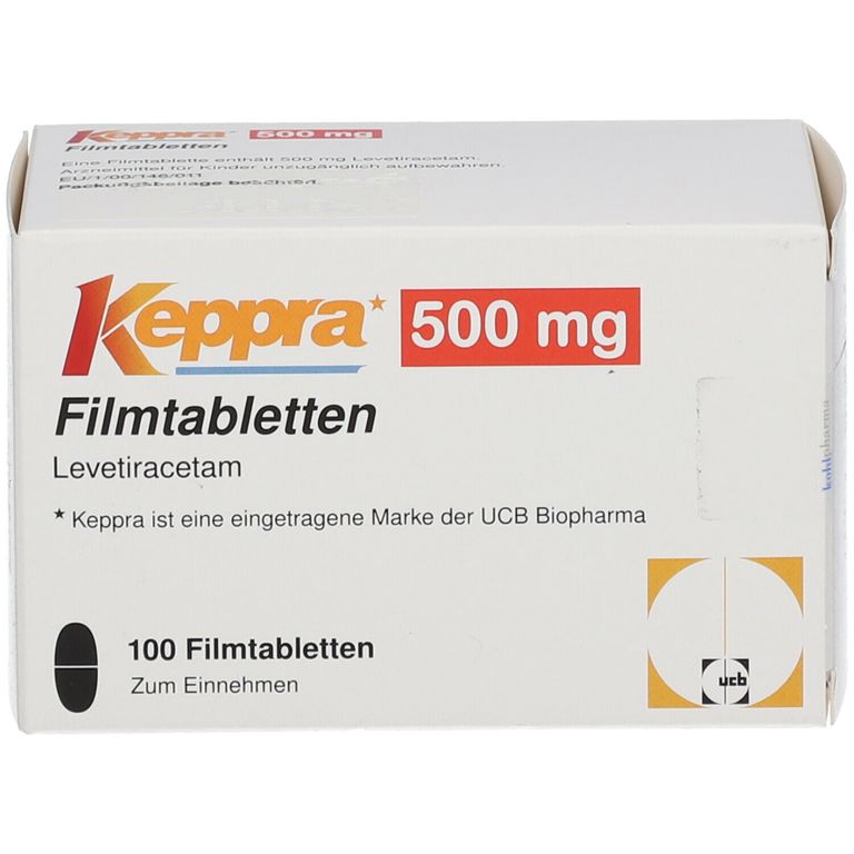 KEPPRA 500 mg 100 St mit dem E-Rezept kaufen - Shop Apotheke