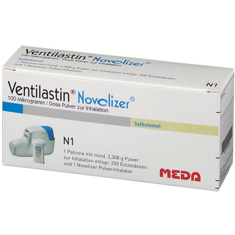 Ventilastin® Novolizer® 100 µg/Dosis 1x200 St mit dem E-Rezept kaufen ...
