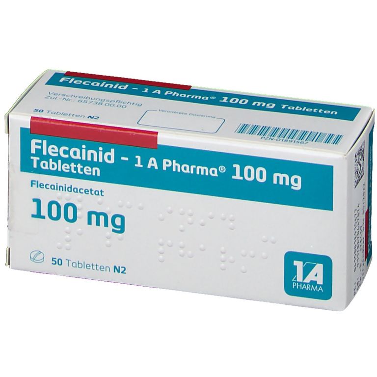 Flecainid 1A Pharma® 100Mg 50 St mit dem E-Rezept kaufen - Shop Apotheke