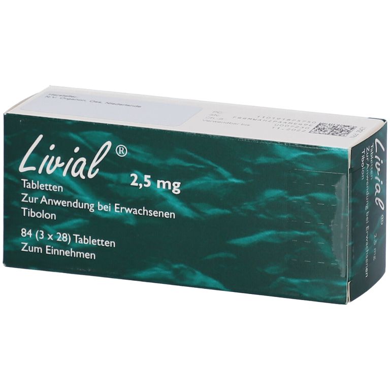 Livial® 2,5 mg 3x28 St mit dem E-Rezept kaufen - Shop Apotheke
