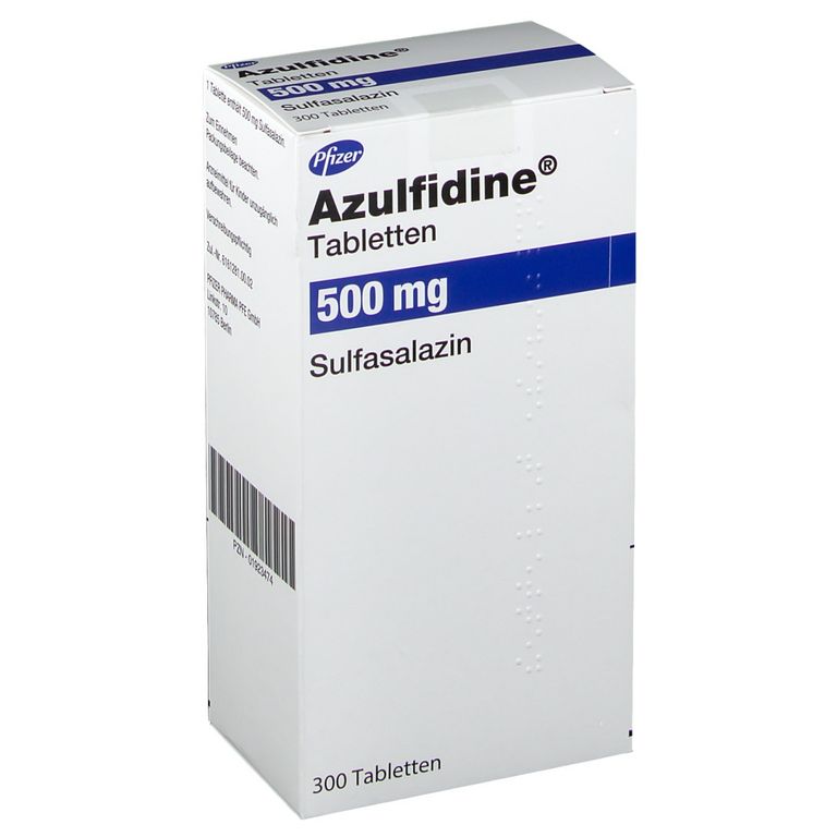 Azulfidine® 500 mg 300 St mit dem E-Rezept kaufen - Shop Apotheke