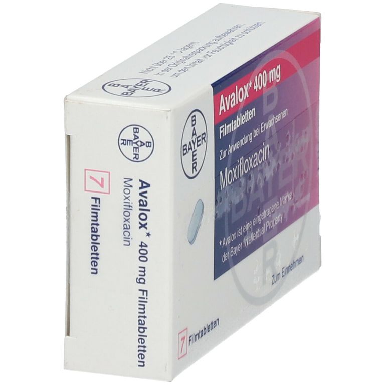Avalox 400 mg 7 St mit dem E-Rezept kaufen - Shop Apotheke