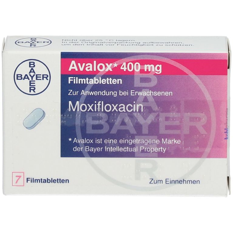 Avalox 400 mg 7 St mit dem E-Rezept kaufen - Shop Apotheke
