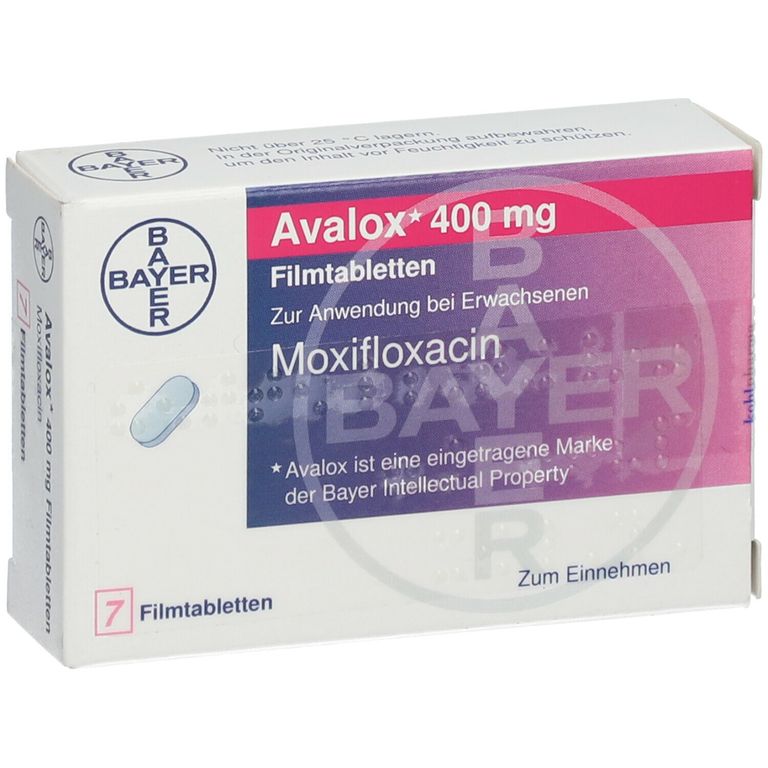 Avalox 400 mg 7 St mit dem E-Rezept kaufen - Shop Apotheke