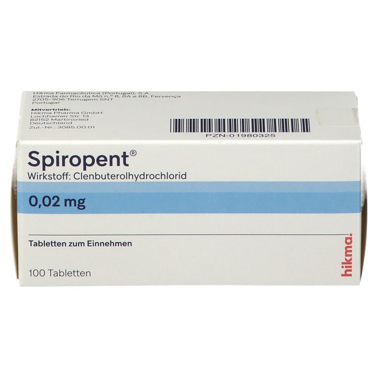 Spiropent® 100 St mit dem E-Rezept kaufen - Shop Apotheke