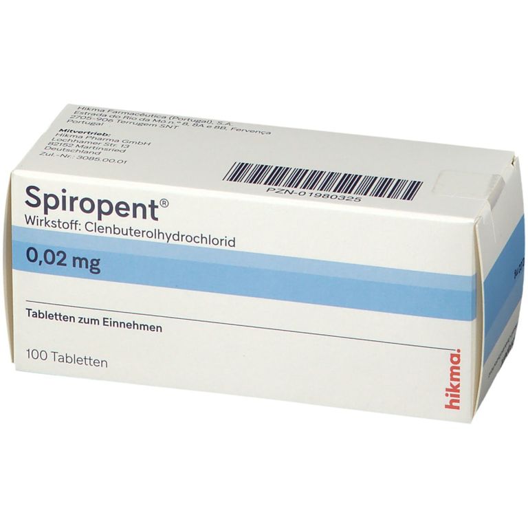 Spiropent® 100 St mit dem E-Rezept kaufen - Shop Apotheke