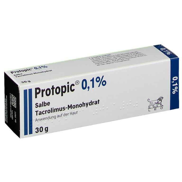 Protopic® 0,1% Salbe 30 g mit dem E-Rezept kaufen - Shop Apotheke