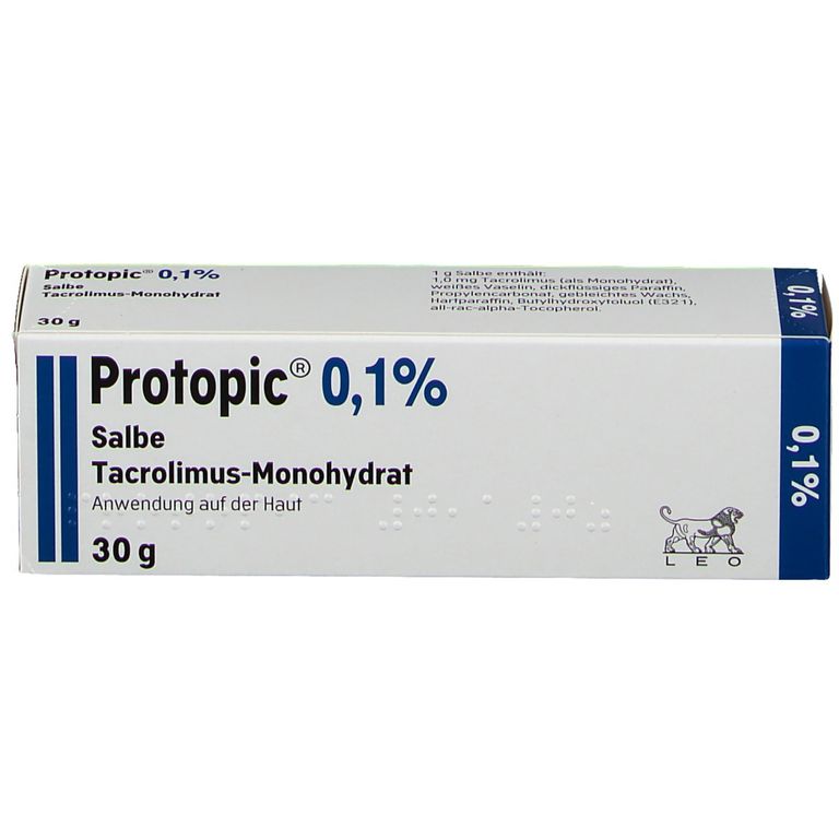 Protopic® 0,1% Salbe 30 g mit dem E-Rezept kaufen - Shop Apotheke