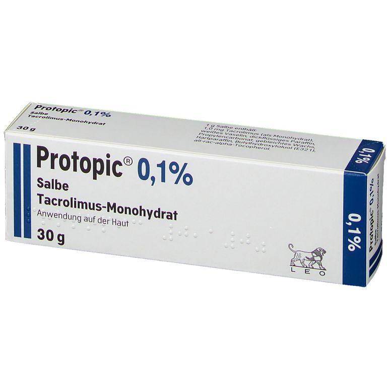 Protopic® 0,1% Salbe 30 g mit dem E-Rezept kaufen - Shop Apotheke