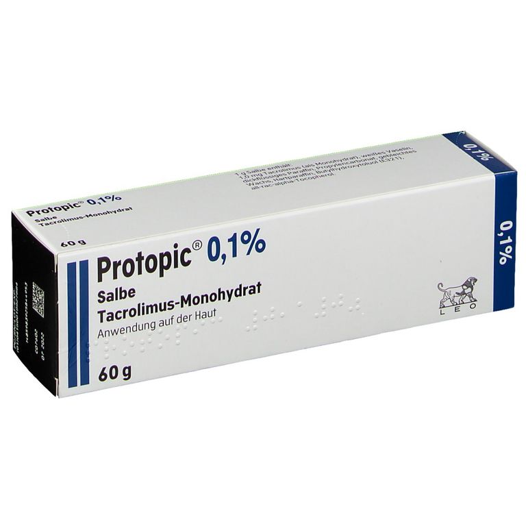 Protopic® 0,1% Salbe 60 g mit dem E-Rezept kaufen - Shop Apotheke