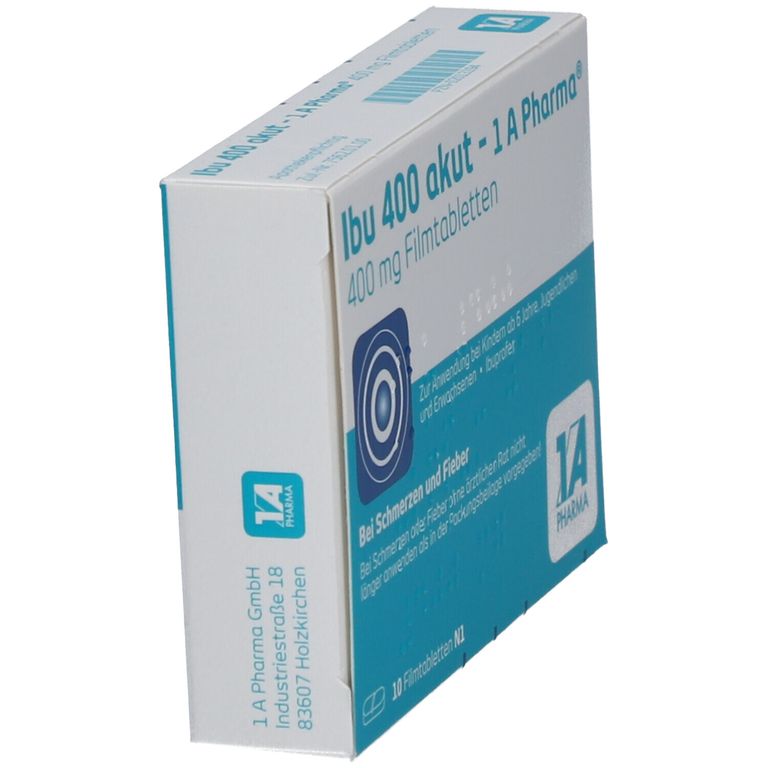 Ibu 400 akut - 1 A Pharma® 10 St - Shop Apotheke