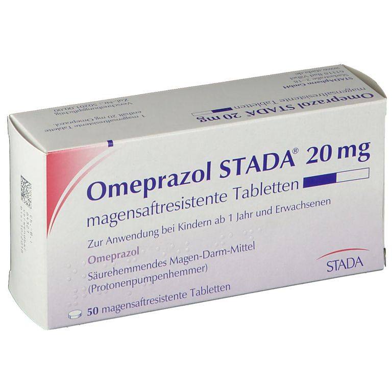 Omeprazol STADA® 20 mg 50 St mit dem E-Rezept kaufen - Shop Apotheke