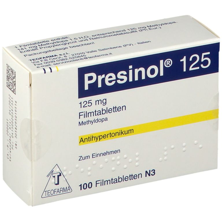 Presinol® 125 100 St mit dem E-Rezept kaufen - Shop Apotheke