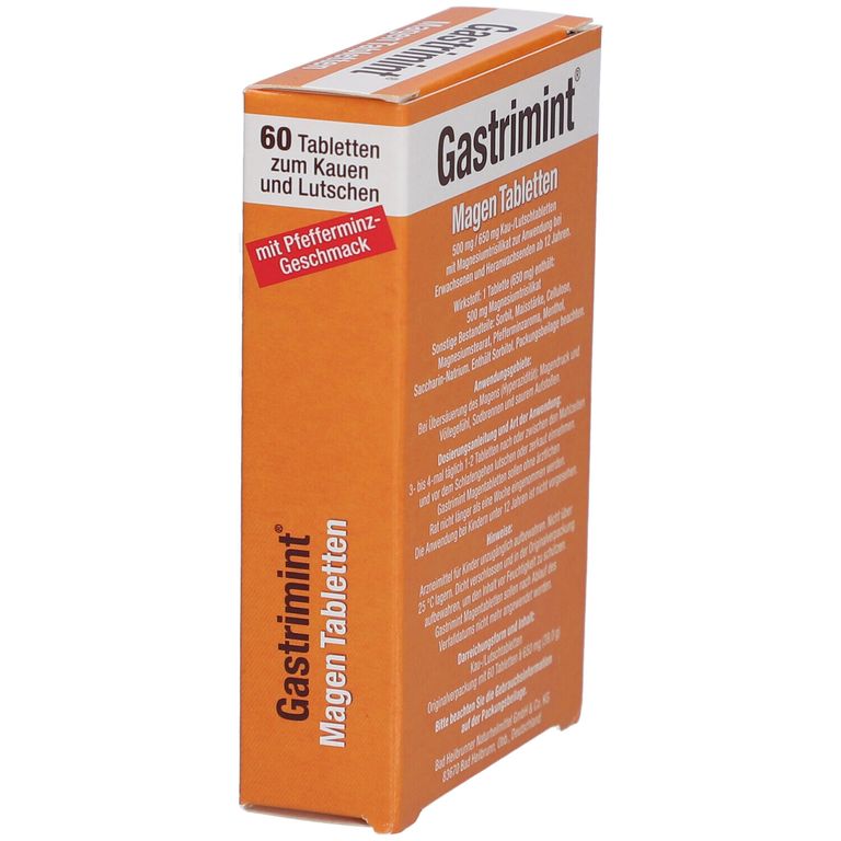 Bad Heilbrunner® Gastrimint® Magen Tabletten 60 St - Shop Apotheke