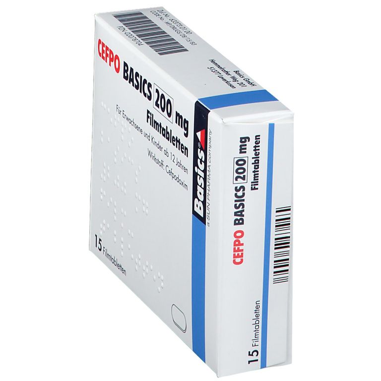 CEFPO BASICS 200 mg 15 St mit dem E-Rezept kaufen - Shop Apotheke