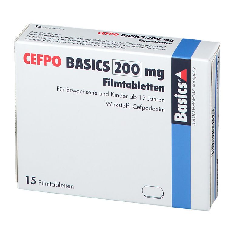 CEFPO BASICS 200 mg 15 St mit dem E-Rezept kaufen - Shop Apotheke