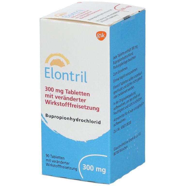 Elontril 300 mg 90 St mit dem E-Rezept kaufen - Shop Apotheke